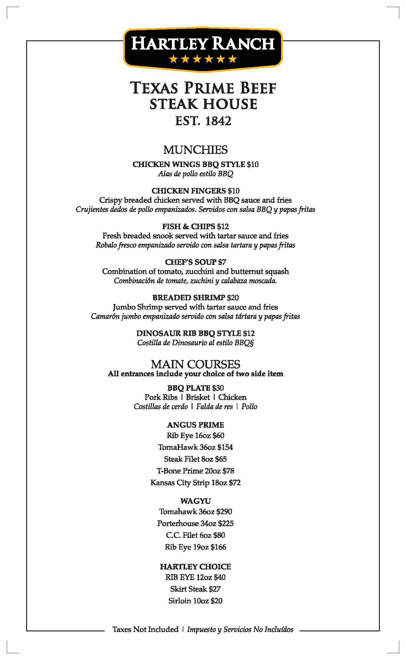 HARTLEY RANCH RESTAURANT